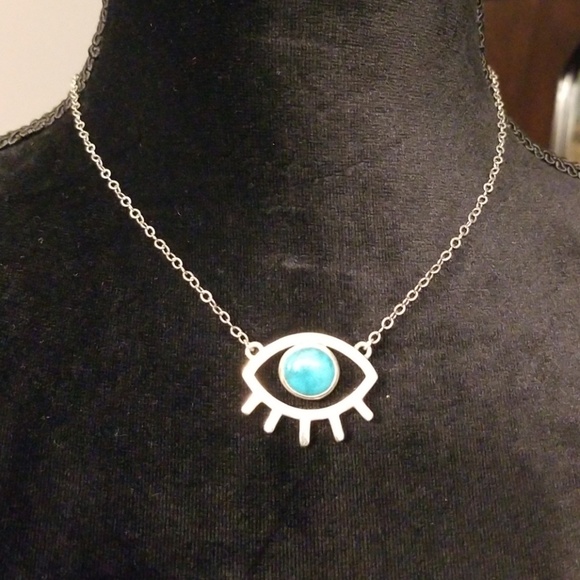 Jewelry | Third Eye Sterling Silver Turquoise Necklace | Poshmark
